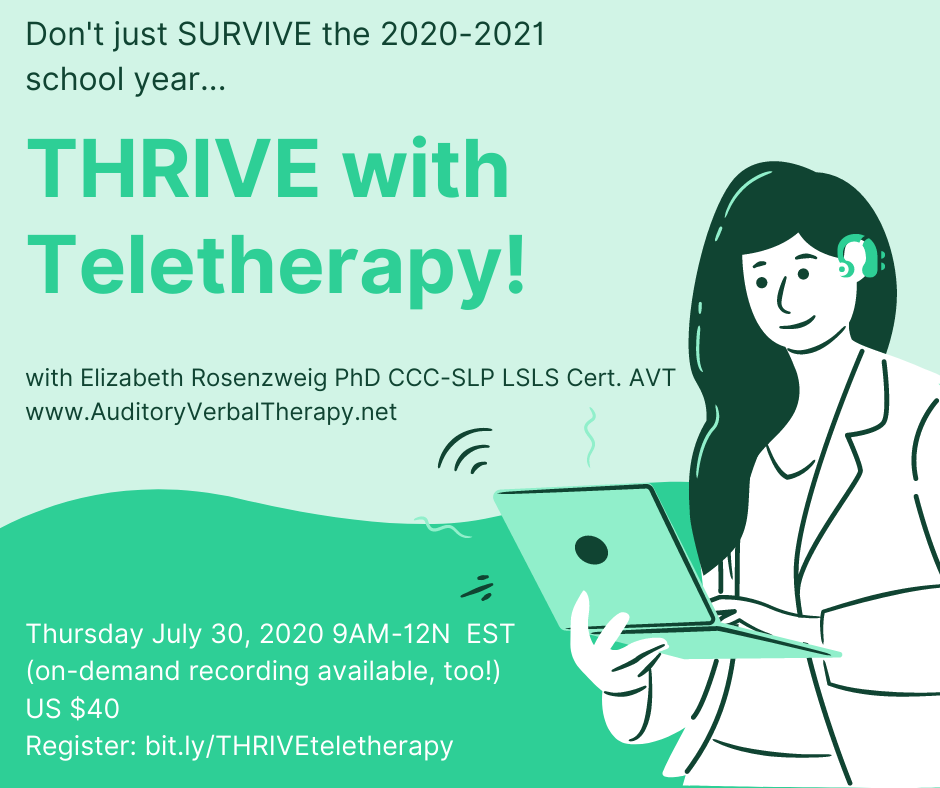 WEBINAR: From Surviving to THRIVING with Teletherapy – Elizabeth A ...